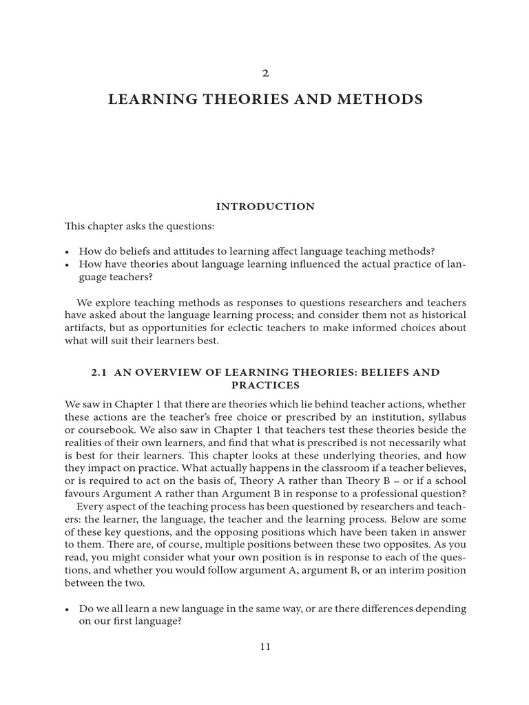 Book Chapter Spiro 2013 Theories and Methods | PDF | Learning | Cognition