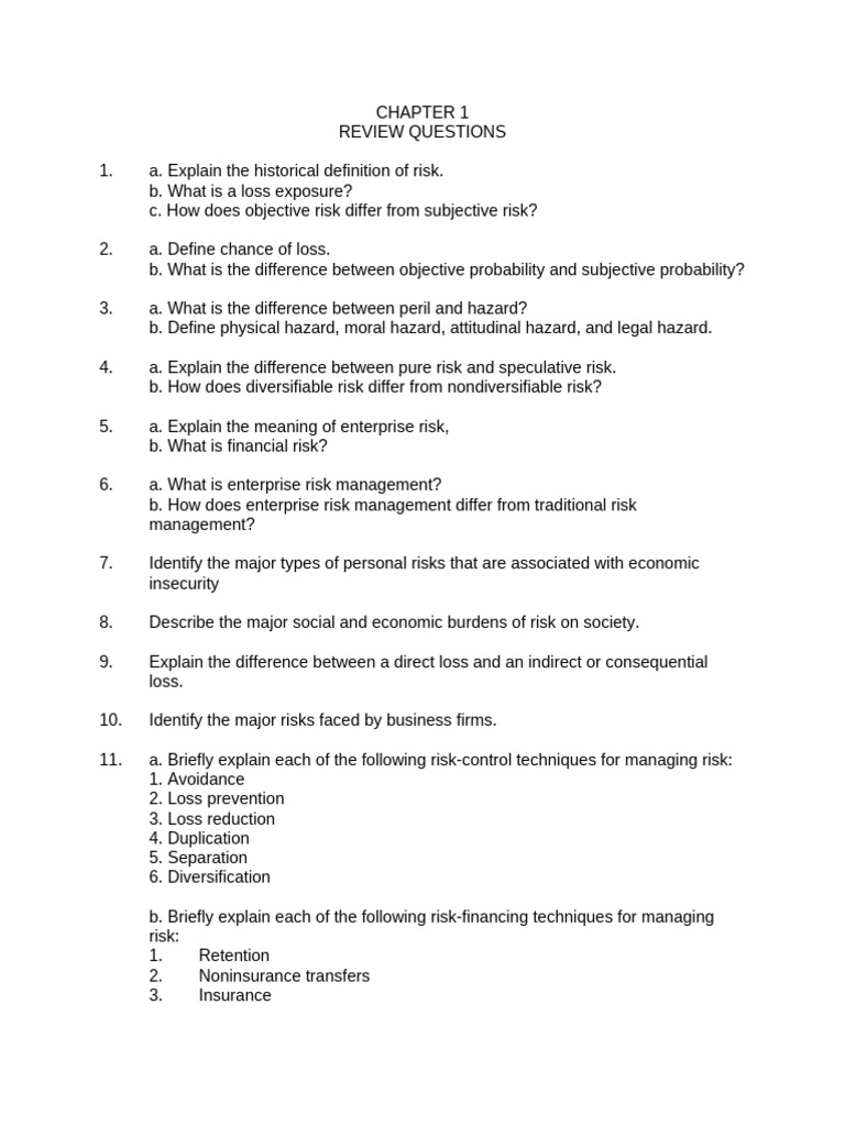 Chapter 01 Review Questions | PDF | Social Science