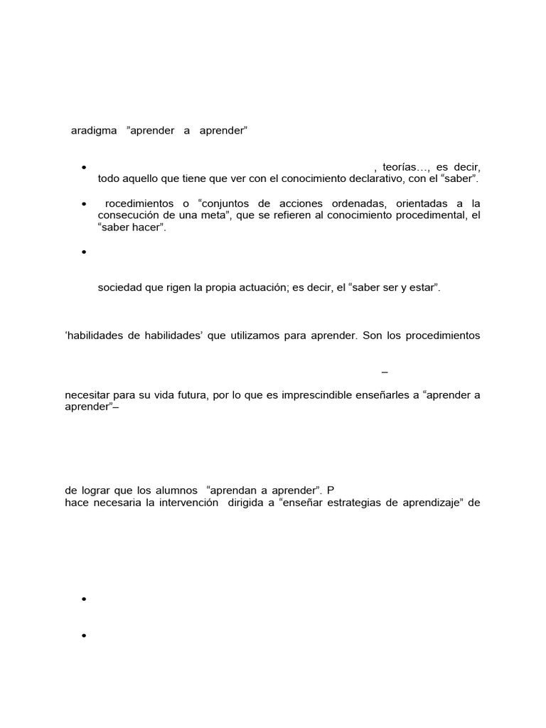 Aprender A Aprender 2 | PDF | Aprendizaje | Enseñando