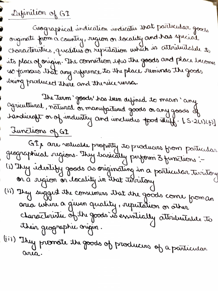 Geographical Indications (IPR-I) | PDF | Science & Mathematics