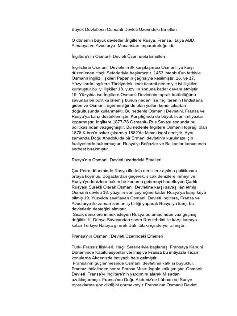 Ataturk Ilkeleri Ve Inkilap Tarihi I Notlari 6 1 | PDF