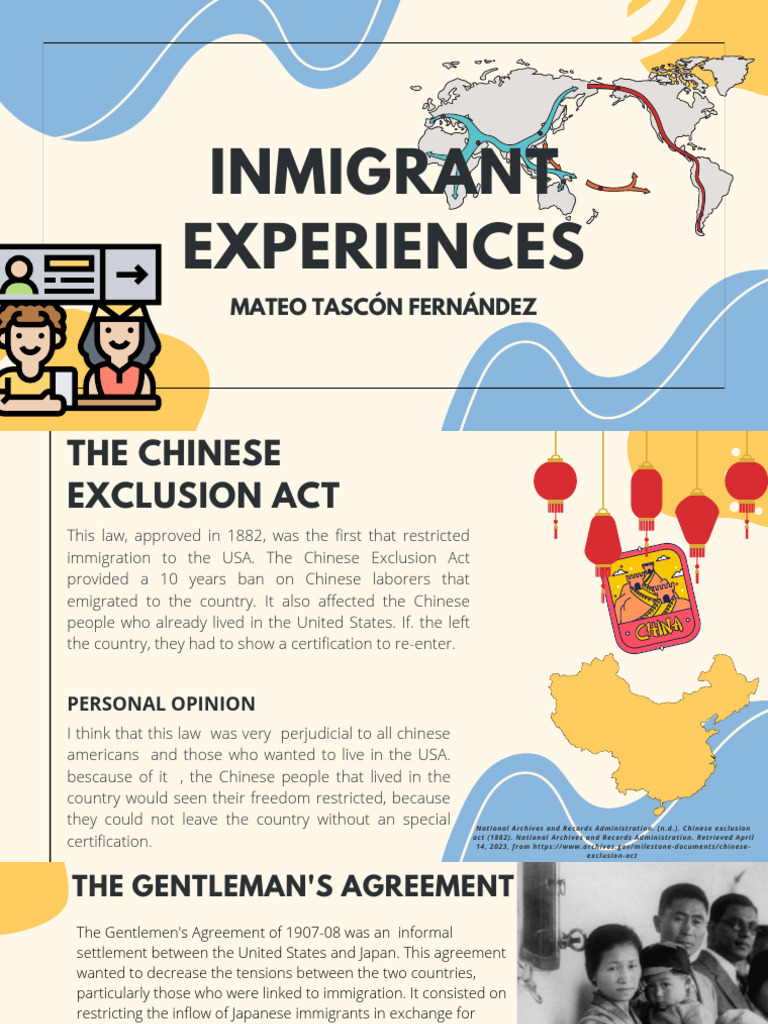 Inmigrant Experiences | PDF | Immigration | Human Migration