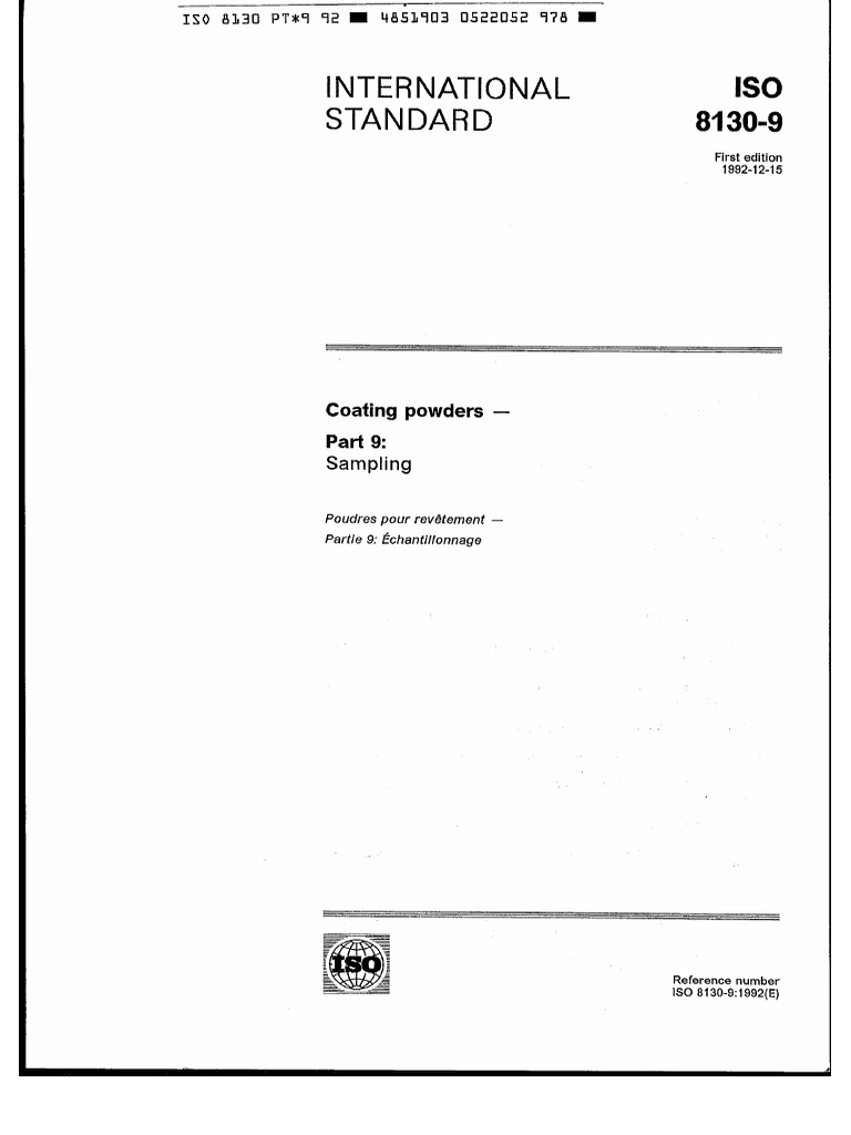 Iso 8130-9 | PDF