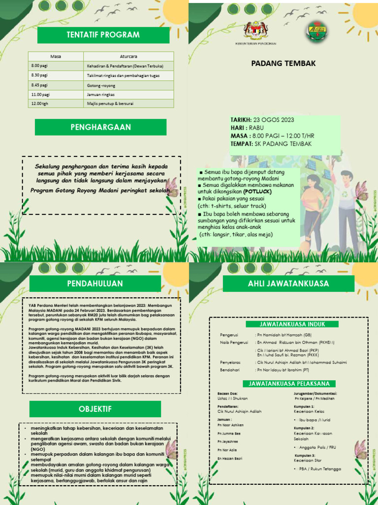 Buku Program Gotong Royong Madani | PDF