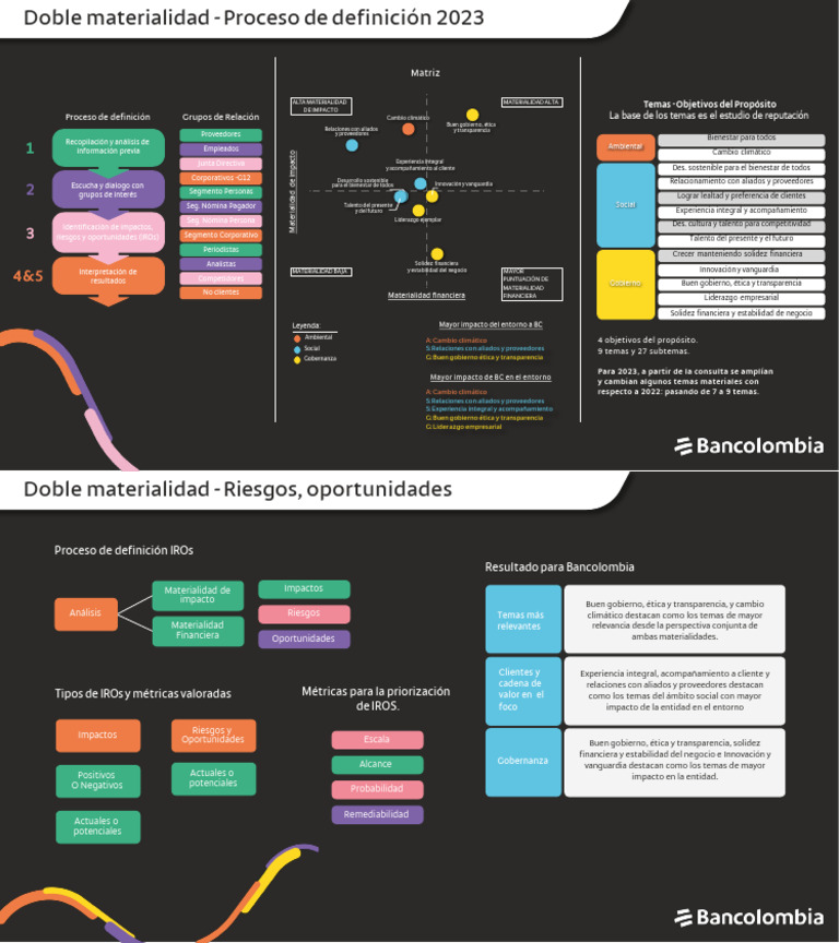 Doble Materialidad y Temas Clave 2023 | PDF | Business | Economias