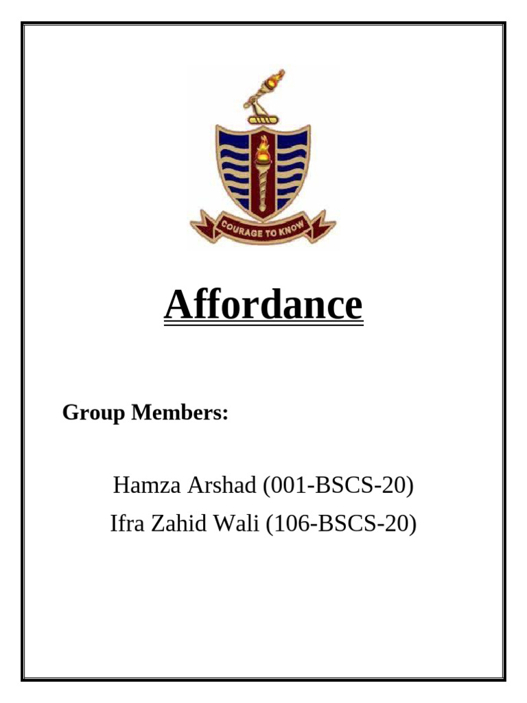 Afford Ance | PDF