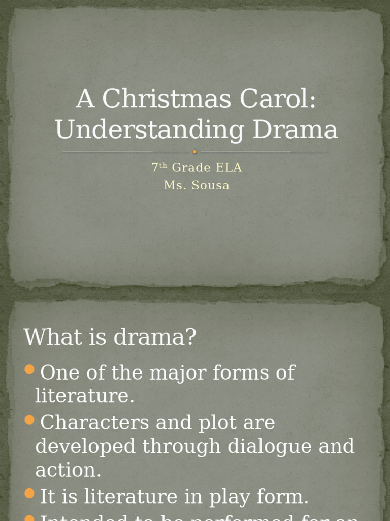A Christmas Carol Sousa | PDF | Ebenezer Scrooge | Plot (Narrative)