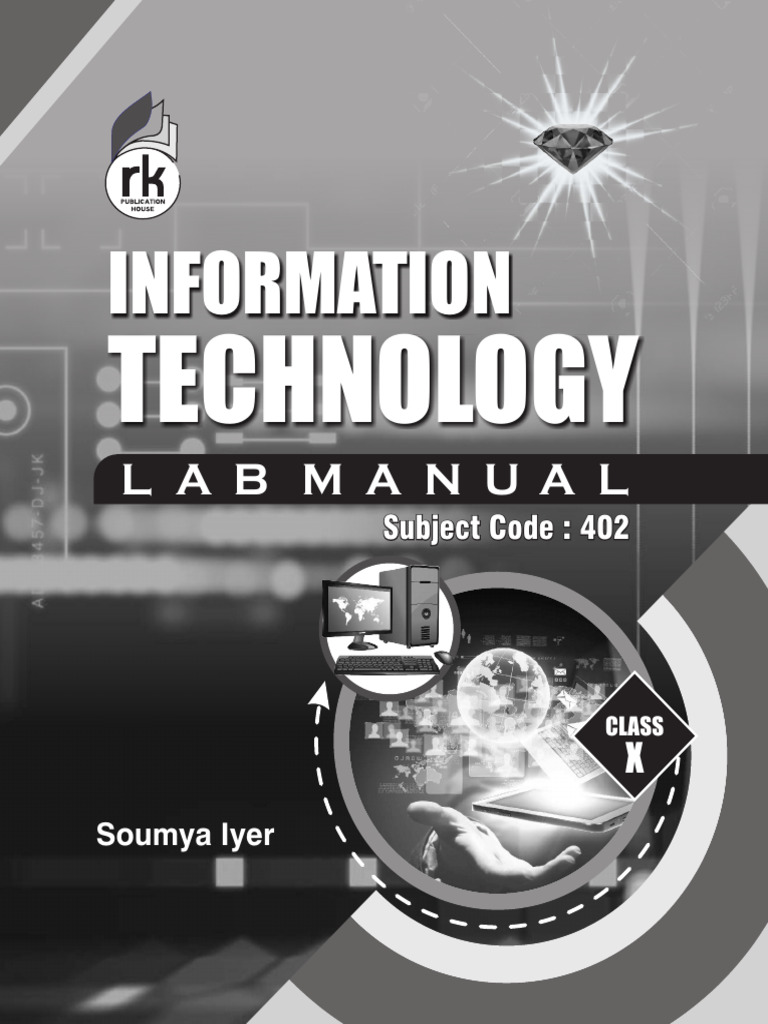 Class 10 IT Lab Manual by Soumya Iyer | PDF | Spreadsheet | Computing