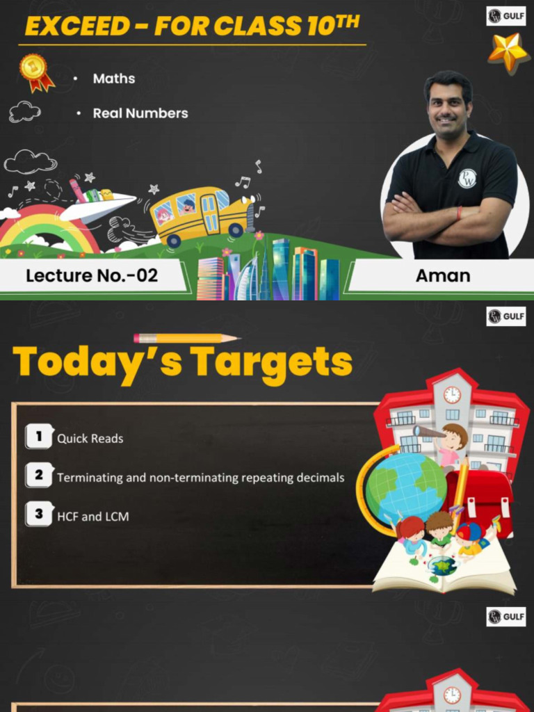 Real Numbers 02 - Class Notes | PDF