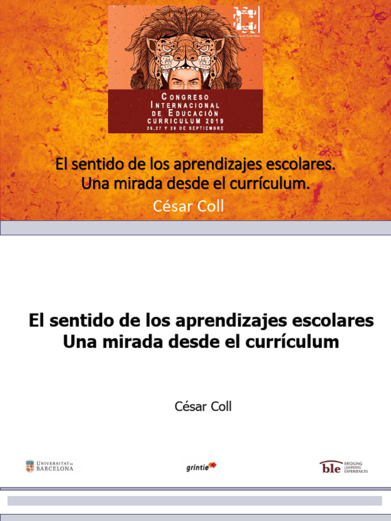 Cesar Coll | PDF | Plan de estudios | Aprendizaje