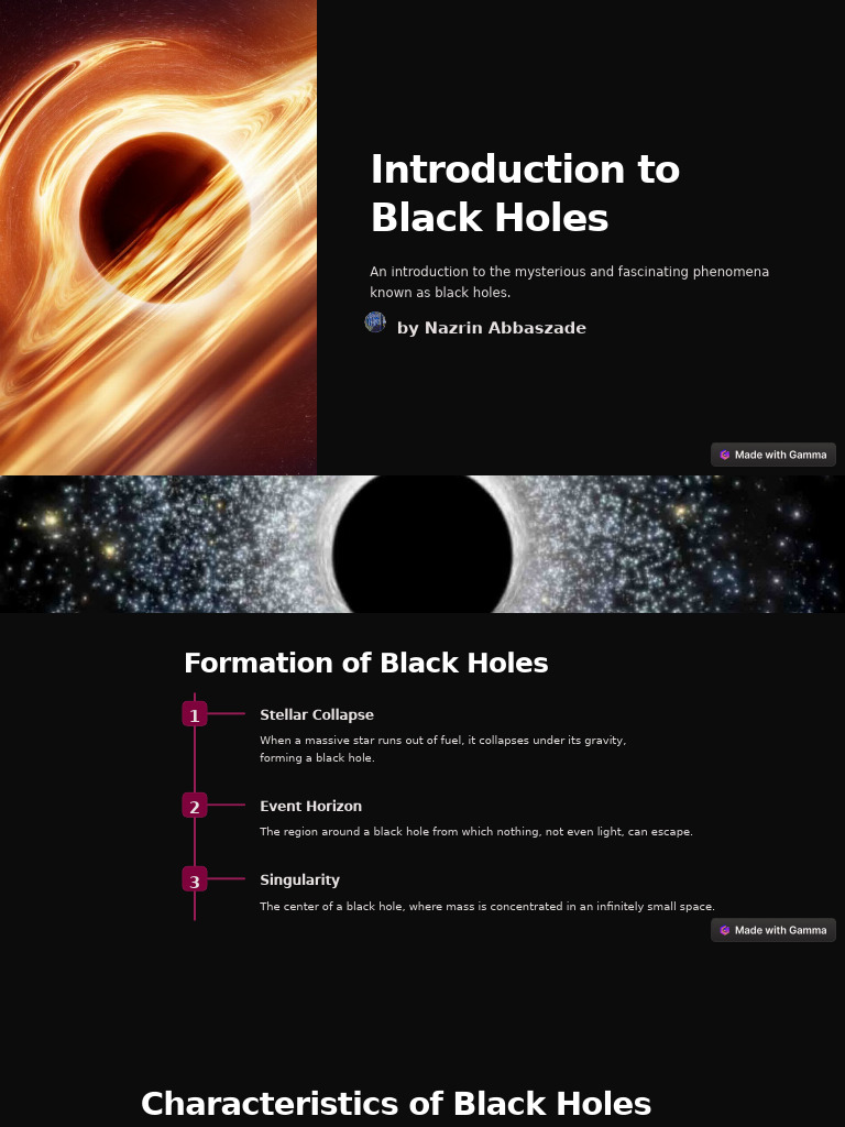 Introduction To Black Holes | PDF | Black Hole | General Relativity