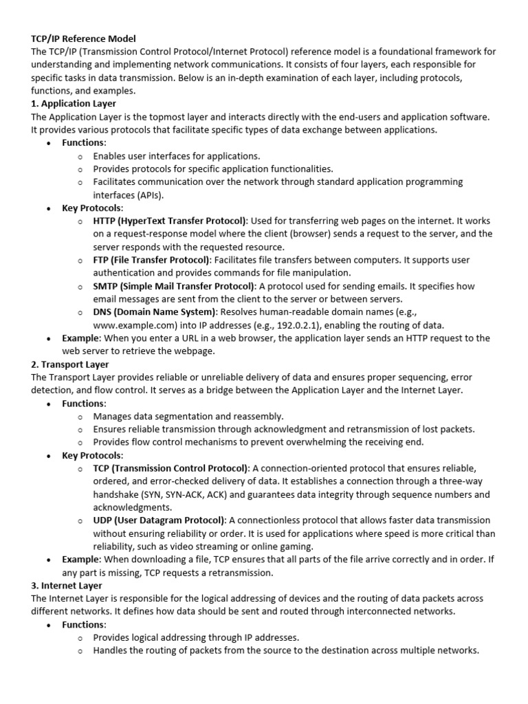 Unit 1 CN TCP | PDF | Computer Network | Transmission Control Protocol