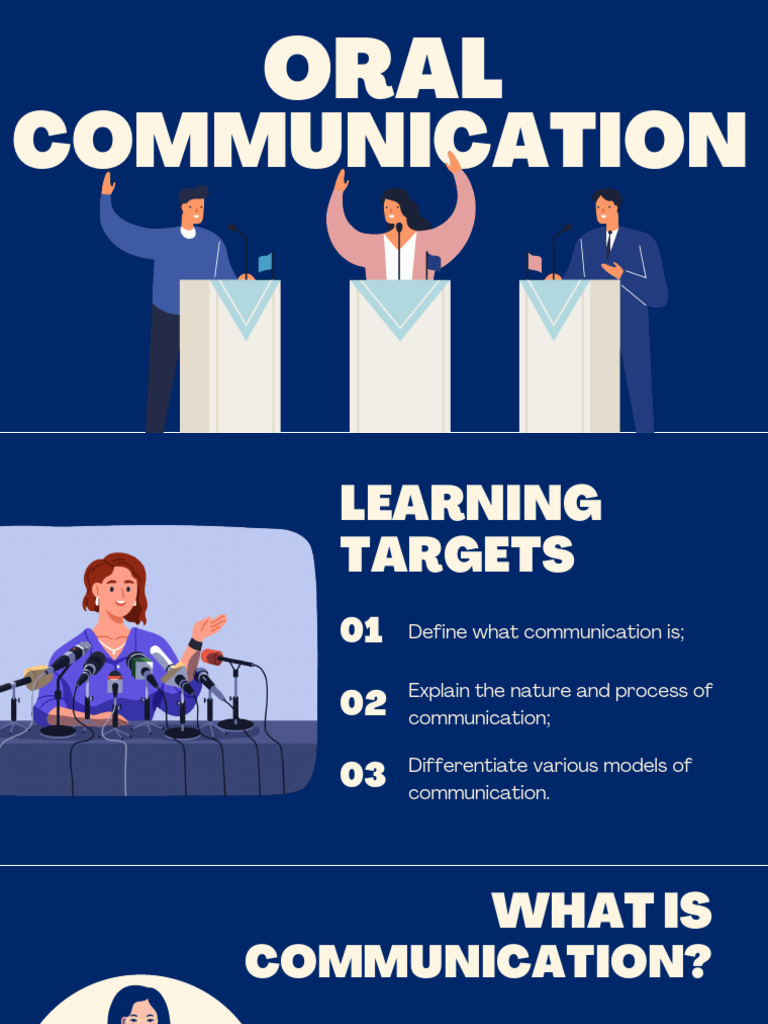 01 Oral Comm | PDF | Communication | Nonverbal Communication