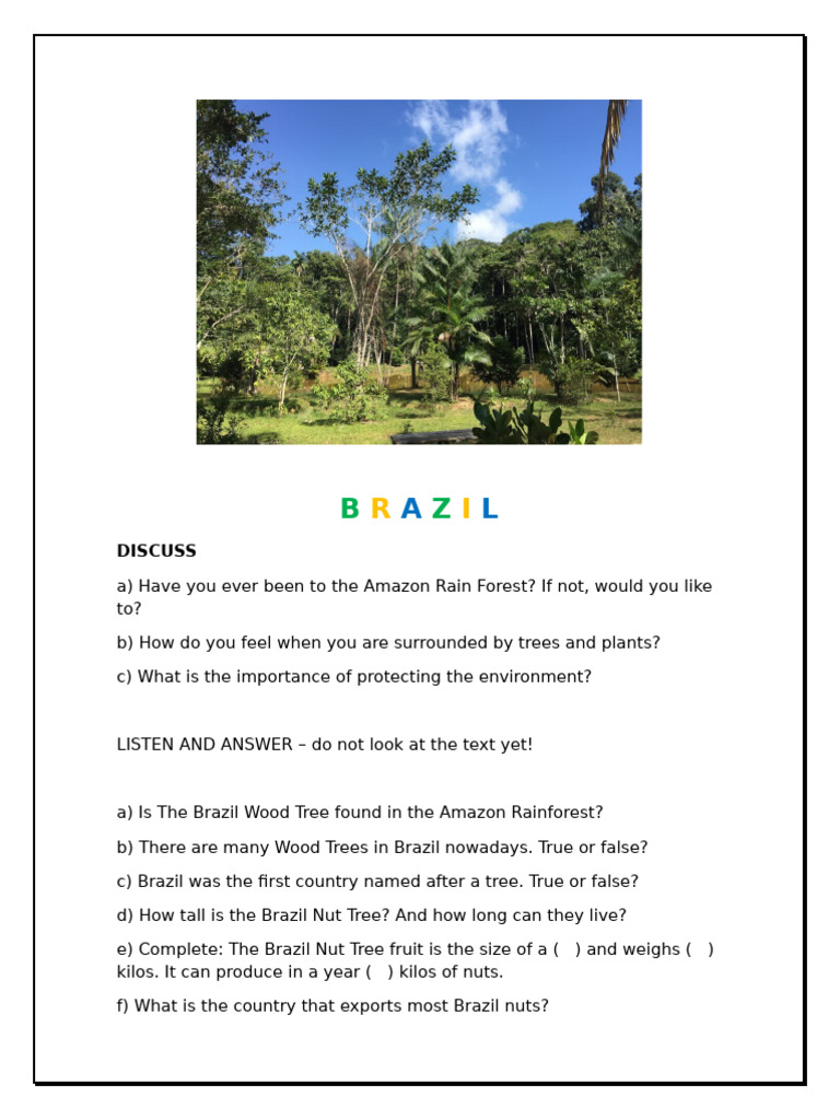 BRAZIL | PDF | Trees | Brazil