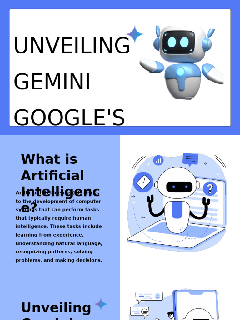 Blue Simple Artificial Intelligence Presentation | PDF | Artificial ...