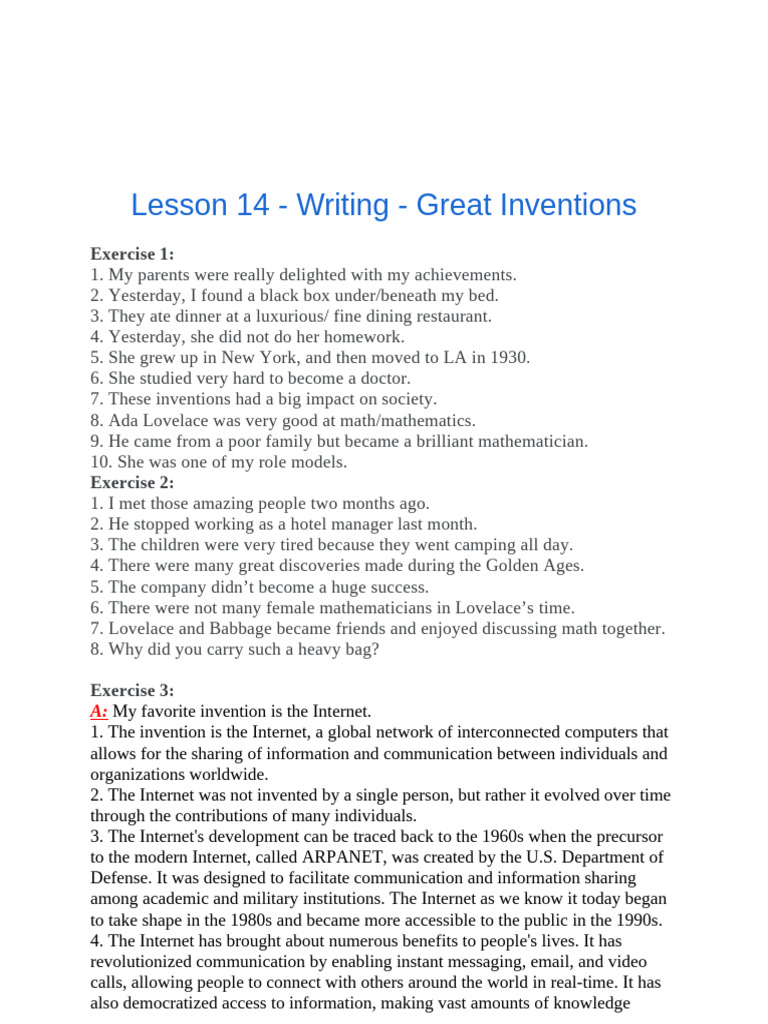 Lesson 14 | PDF | Internet | Streaming Media