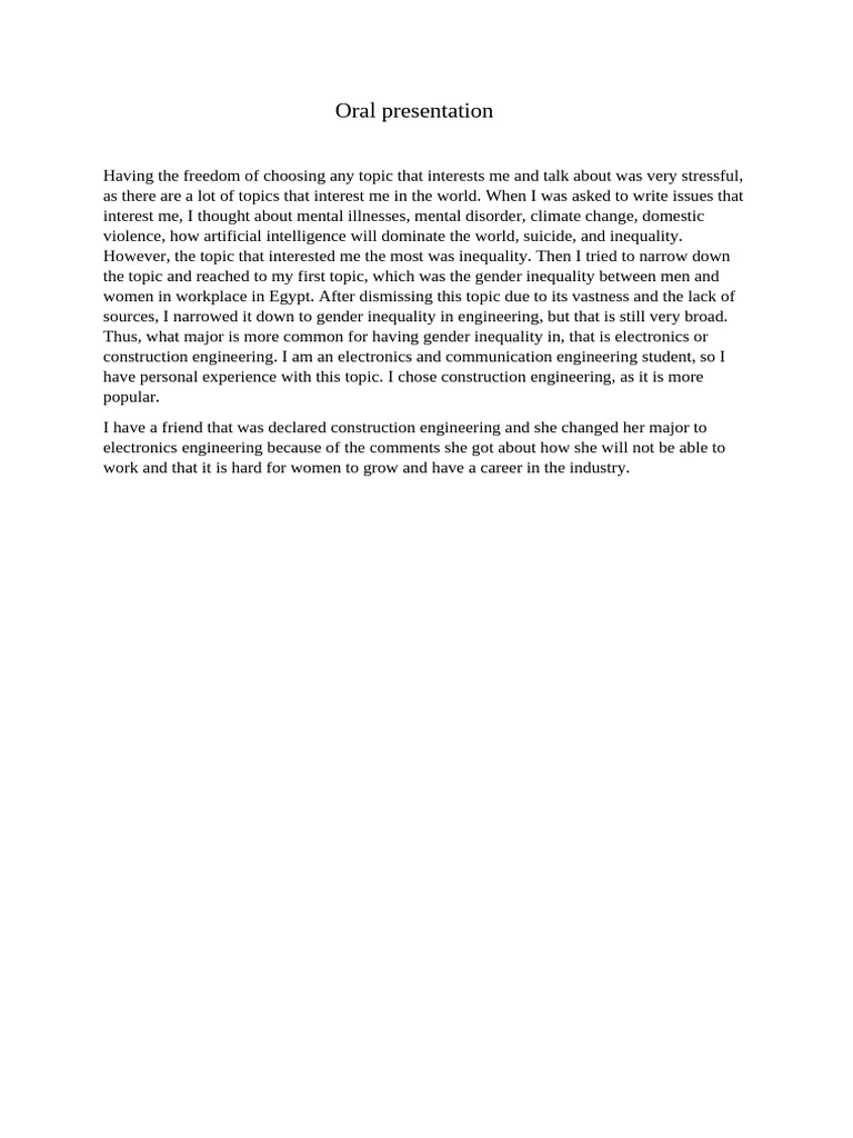 Oral Presentation | PDF