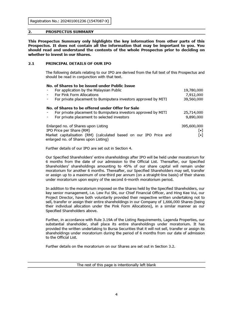 Northern Solar - Prospectus Summary | PDF | Equity (Finance) | Photovoltaics