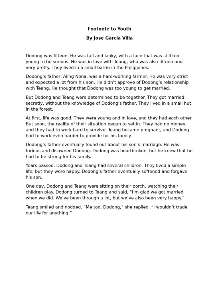 Foot Note To The Youth | PDF | Wellness