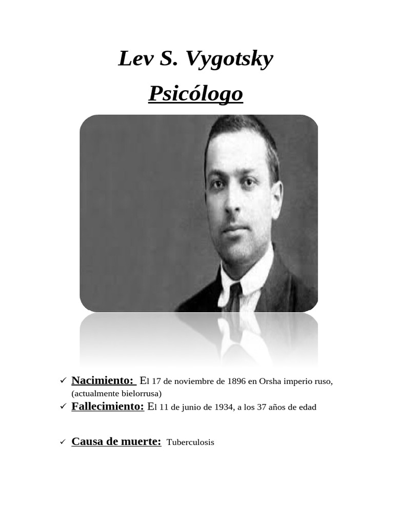 Lev S. Vygotsky | PDF | Mente | Sicología