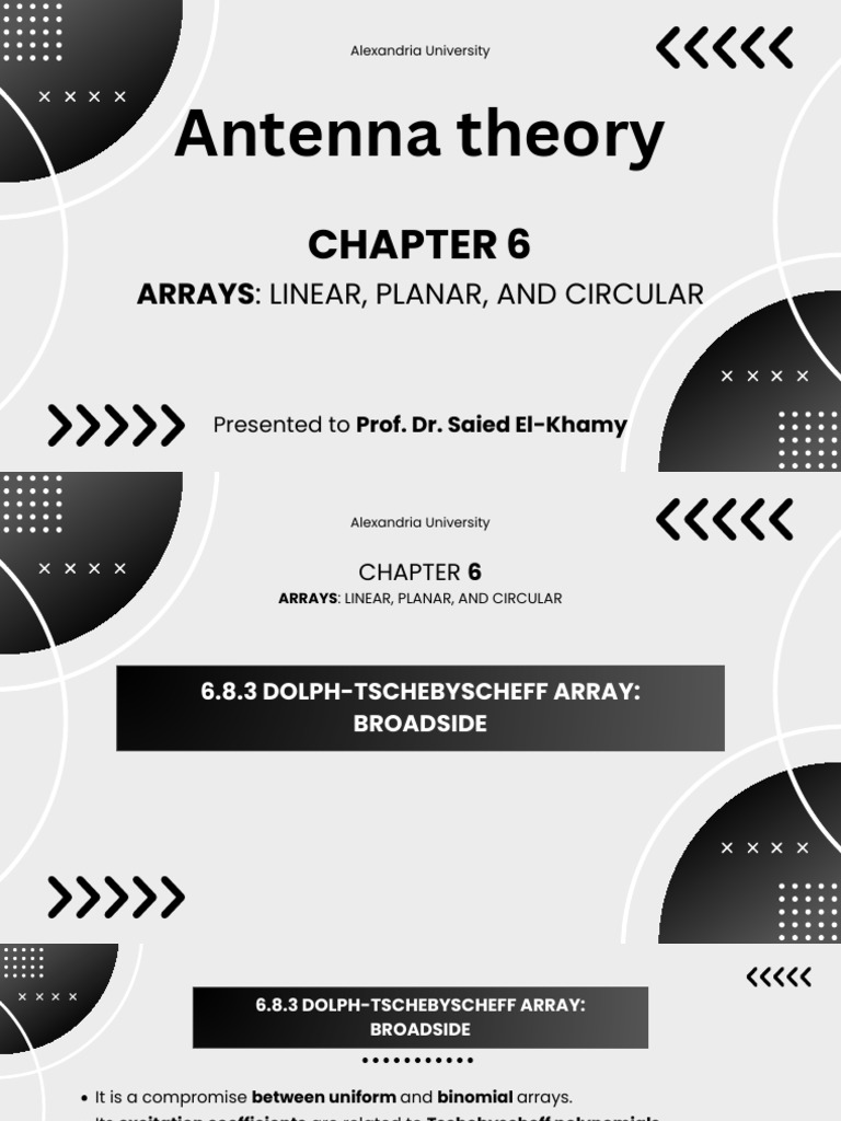 4 Dolph Tschebyscheff Array | PDF | Polynomial | Trigonometric Functions
