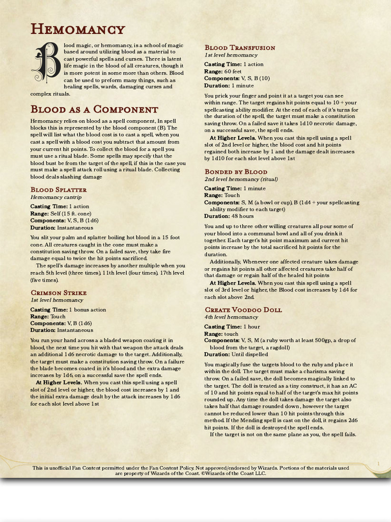 Hemomancy | PDF
