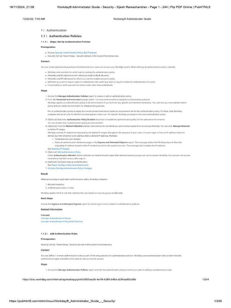Workday® Administrator Guide | PDF | Computer File | Computer File Formats
