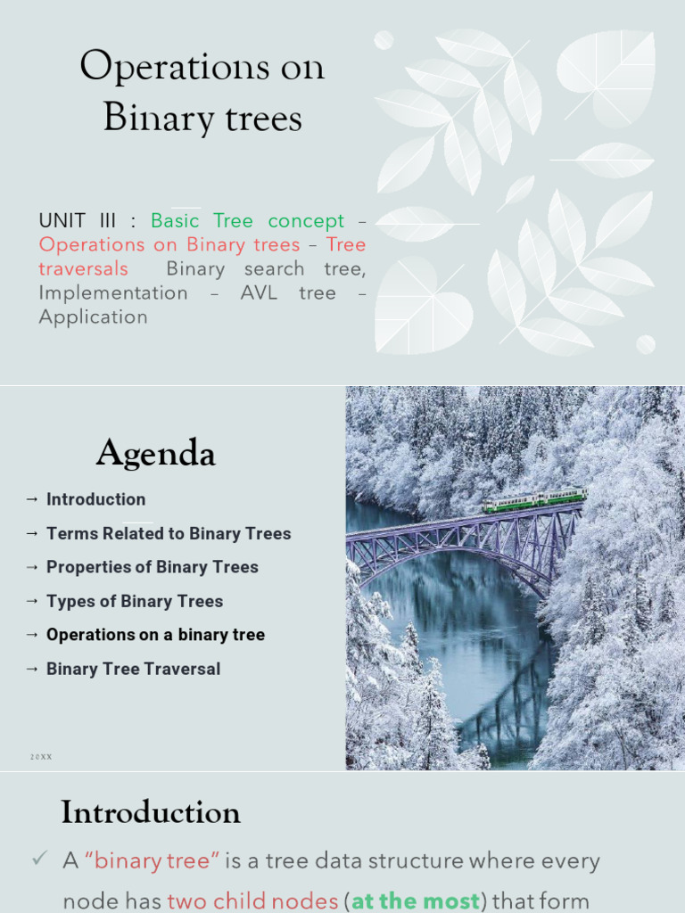 Operations On Binary Tree | PDF | Algorithms | Algorithms And Data ...