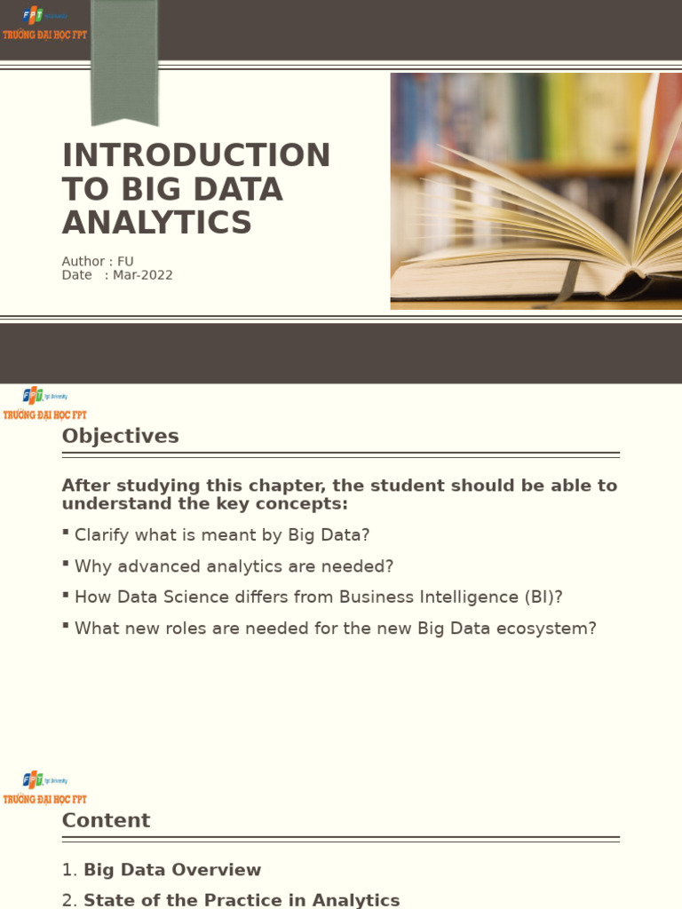 Chapter - 01 - Introduction To Big Data | PDF | Big Data | Data Science