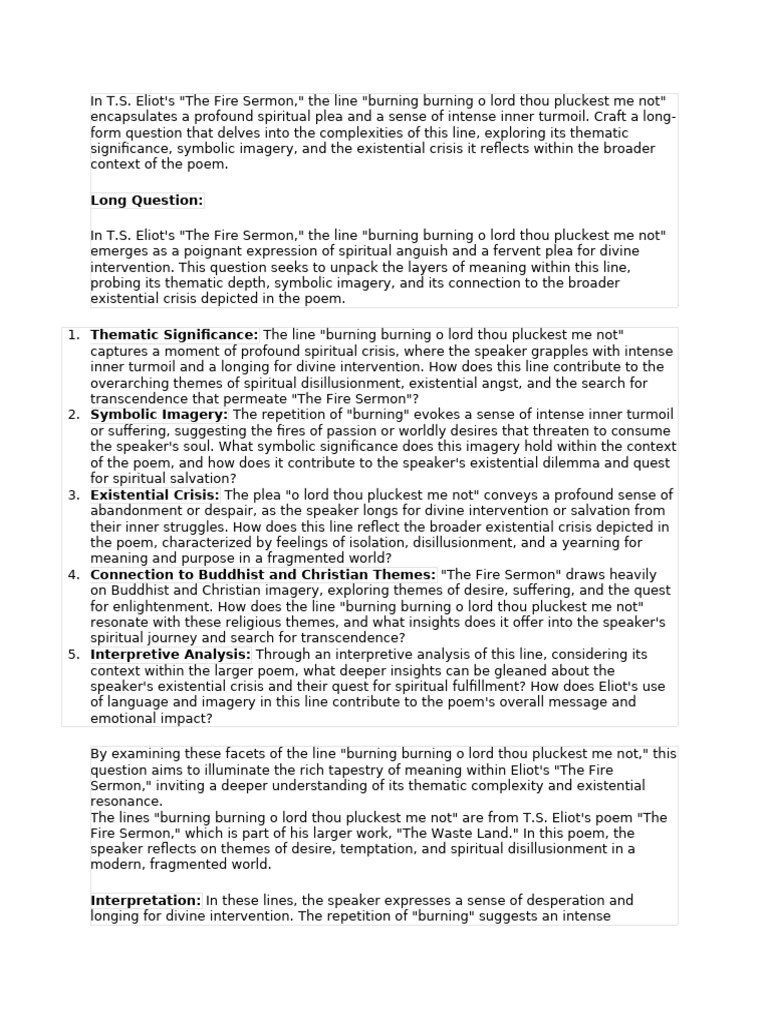 Burning Burning | PDF | Spirituality | Existentialism