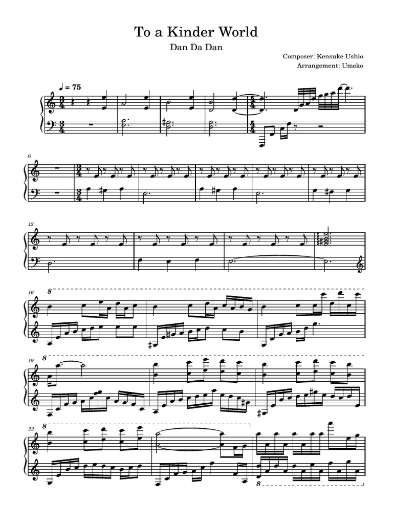 To A Kinder World (DDD) | PDF