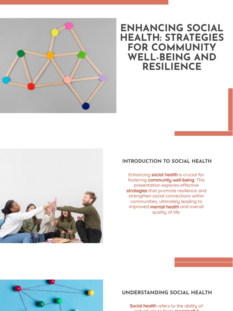 Slidesgo Enhancing Social Health Strategies For Community Well Being ...
