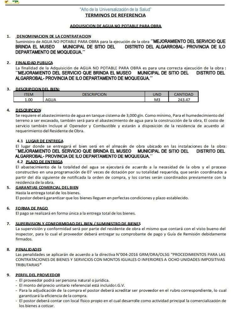 Agua Potable Nooo | PDF