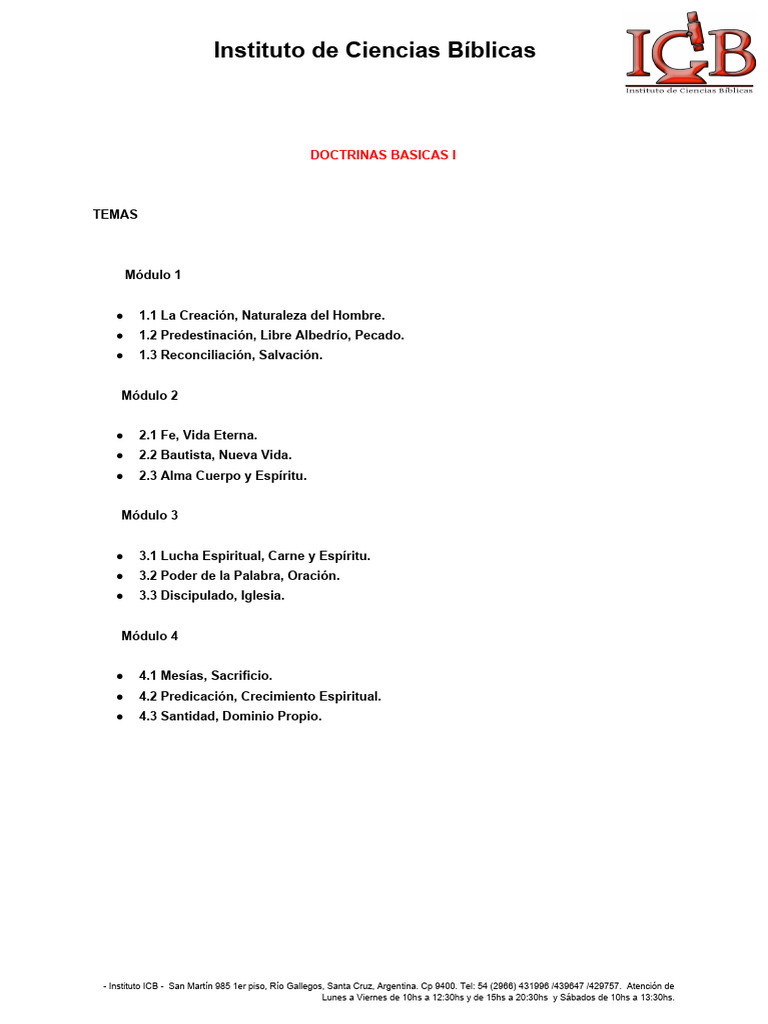 1.1 La Creacion - M1 - Doctrinas Biblicas I | PDF | Evolución | Creencia religiosa y doctrina