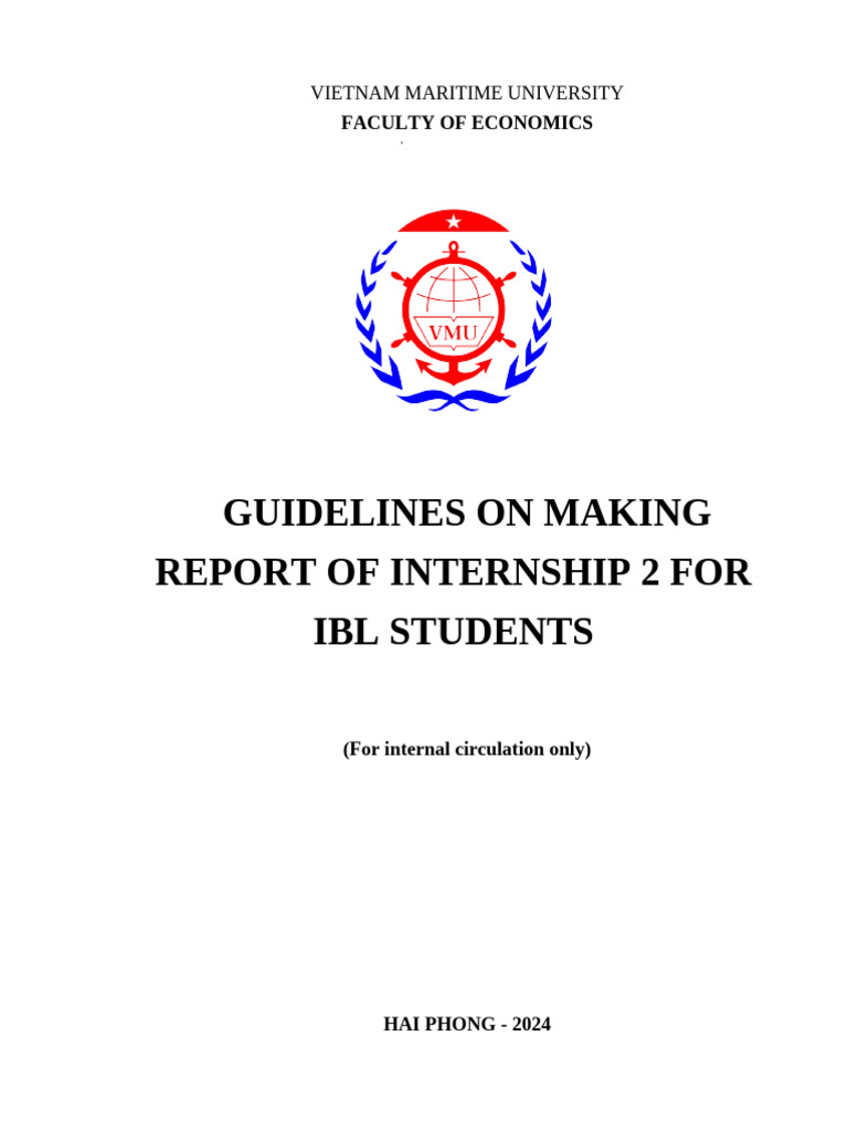 2 - Guideline On Writing INT2 Report - English | PDF | Warehouse | Cargo