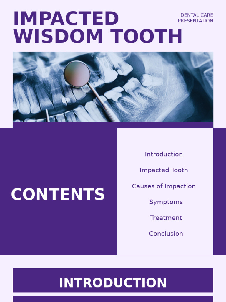 ICD-10 Guide: Impacted Wisdom Tooth | PDF | Animal Anatomy | Medical ...