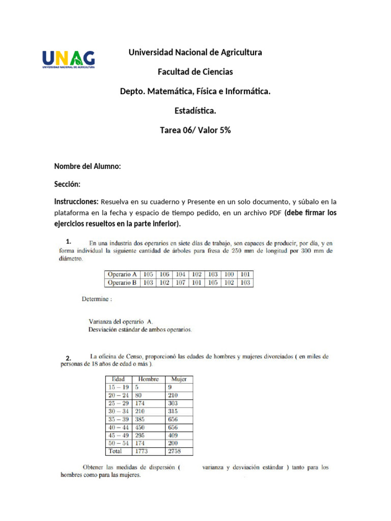 Tarea 06 | PDF