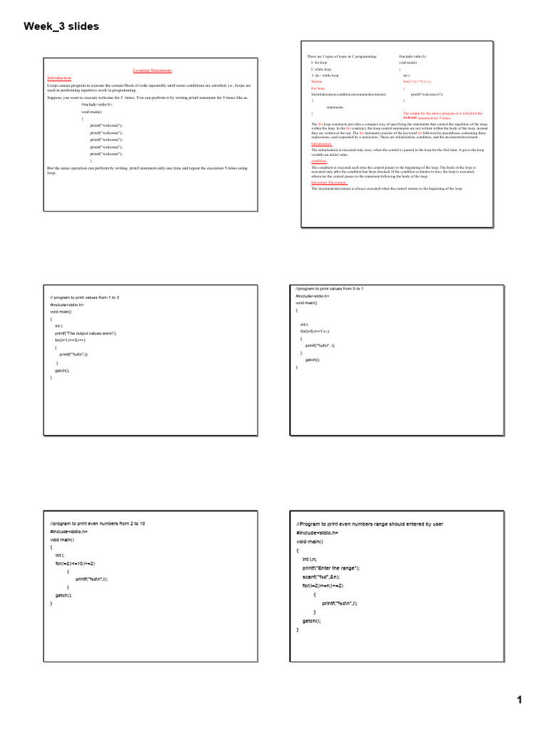lecture_3 slides_done | PDF | Control Flow | Software Development