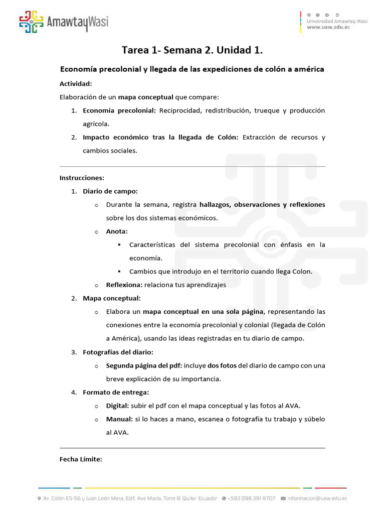 Tarea Individual. Unidad 1. Semana 2. Historia | PDF | Arte