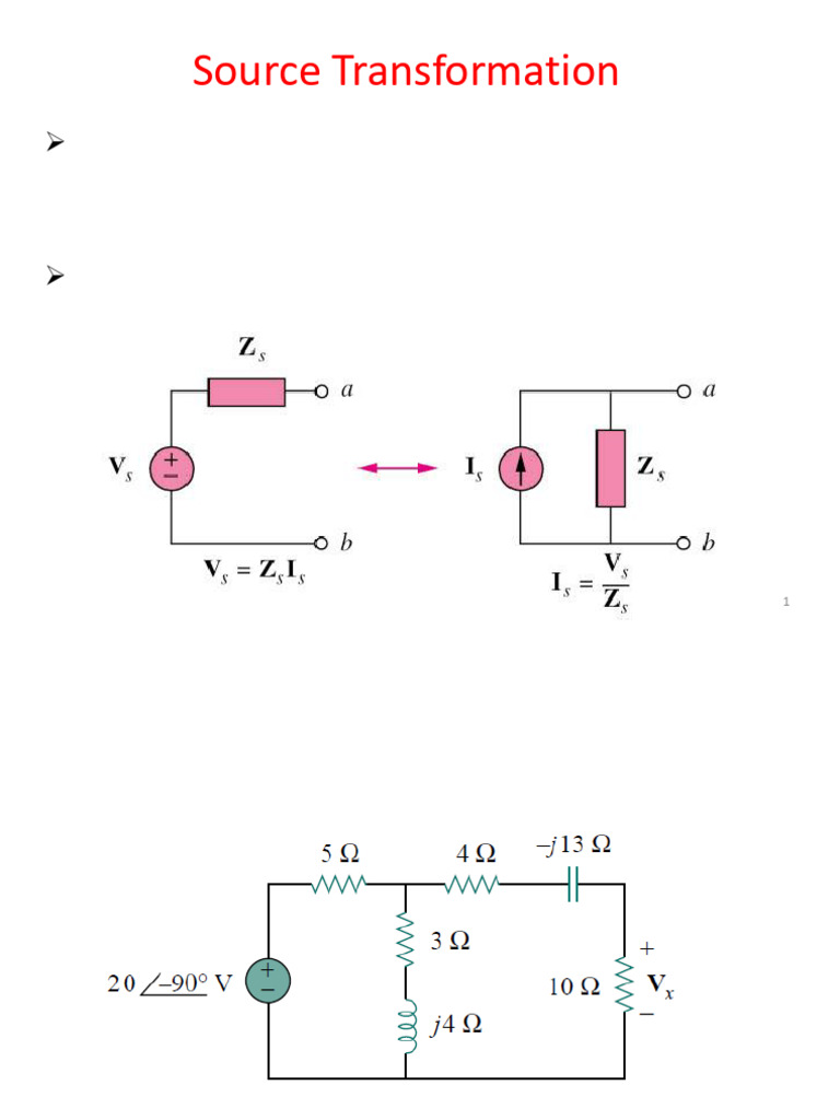 Norton’s Theorem for Vo Calculation | PDF