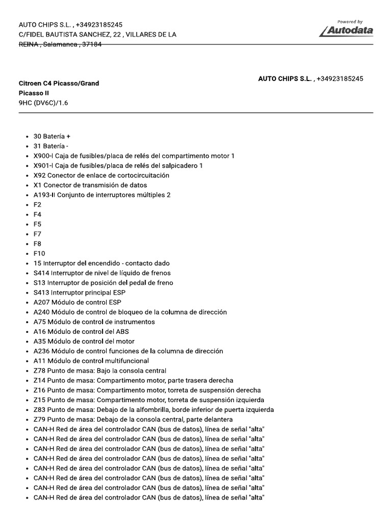 Wiring Diagram - Autodata | PDF