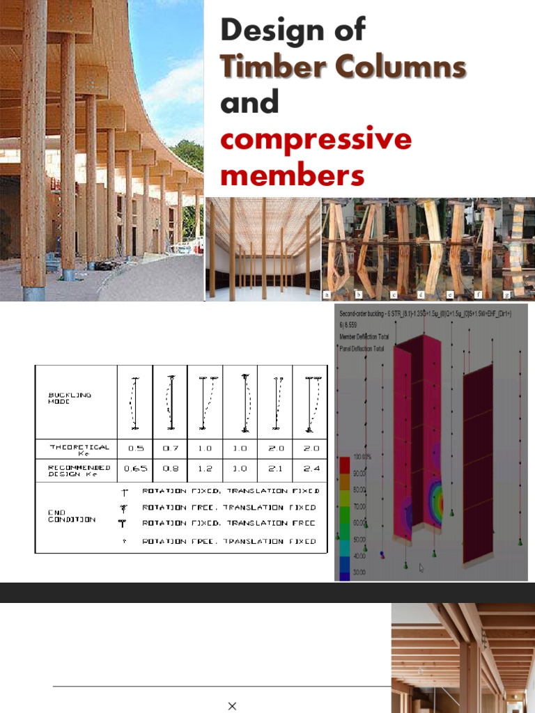 Design of Timber Columns Final | PDF | Young's Modulus | Elasticity ...