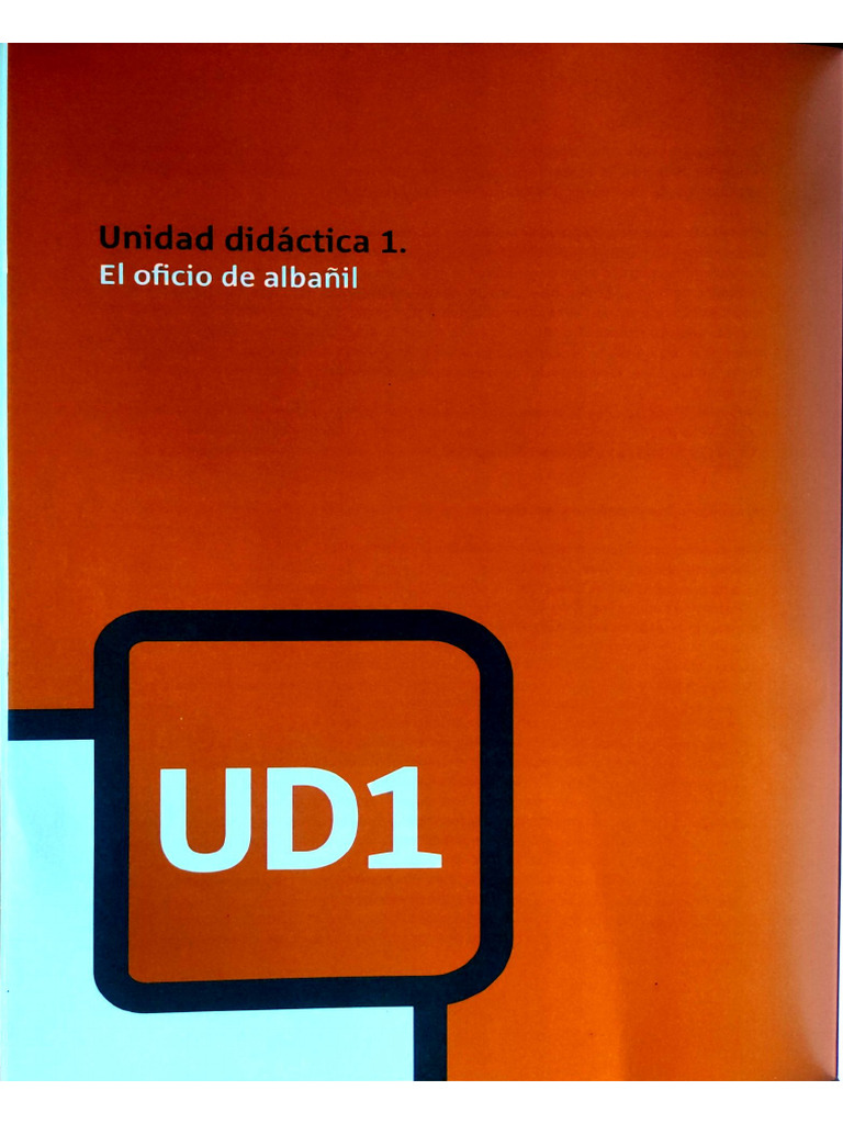 UD1. El Oficio de Albañil | PDF
