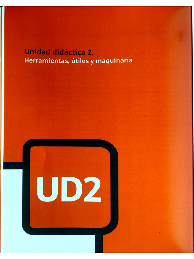 UD2. Herramientas, Útiles y Máquinaria | PDF