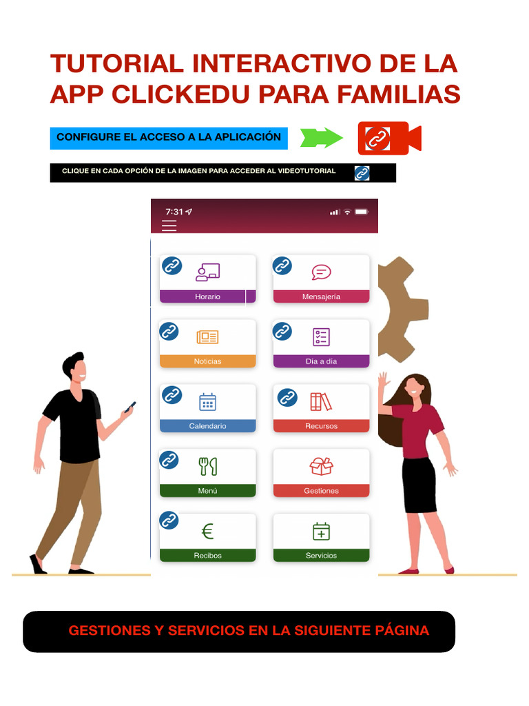 Manual Interactivo App Clickedu Familias | PDF | Tecnología