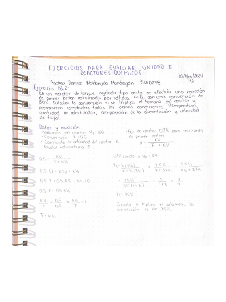 Reactores Unidad 2 | PDF