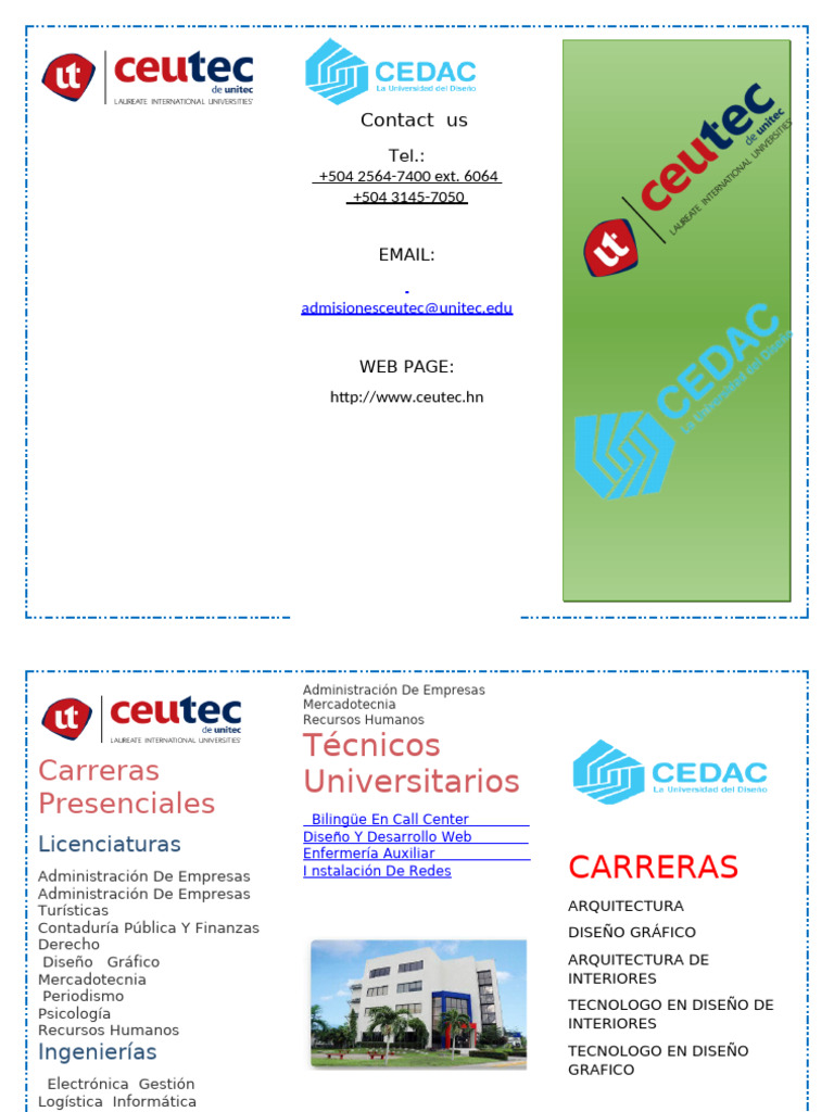 Ceutec Cedac Folleto | PDF
