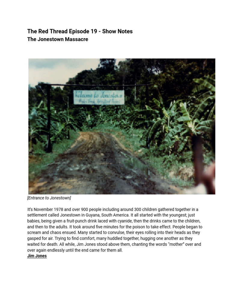 Lynetta Putnam: Jim Jones' Mother | PDF | Social Science