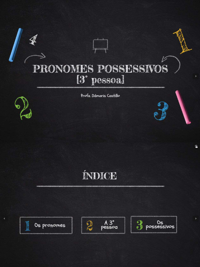 Pronombres 3ra Persona | PDF