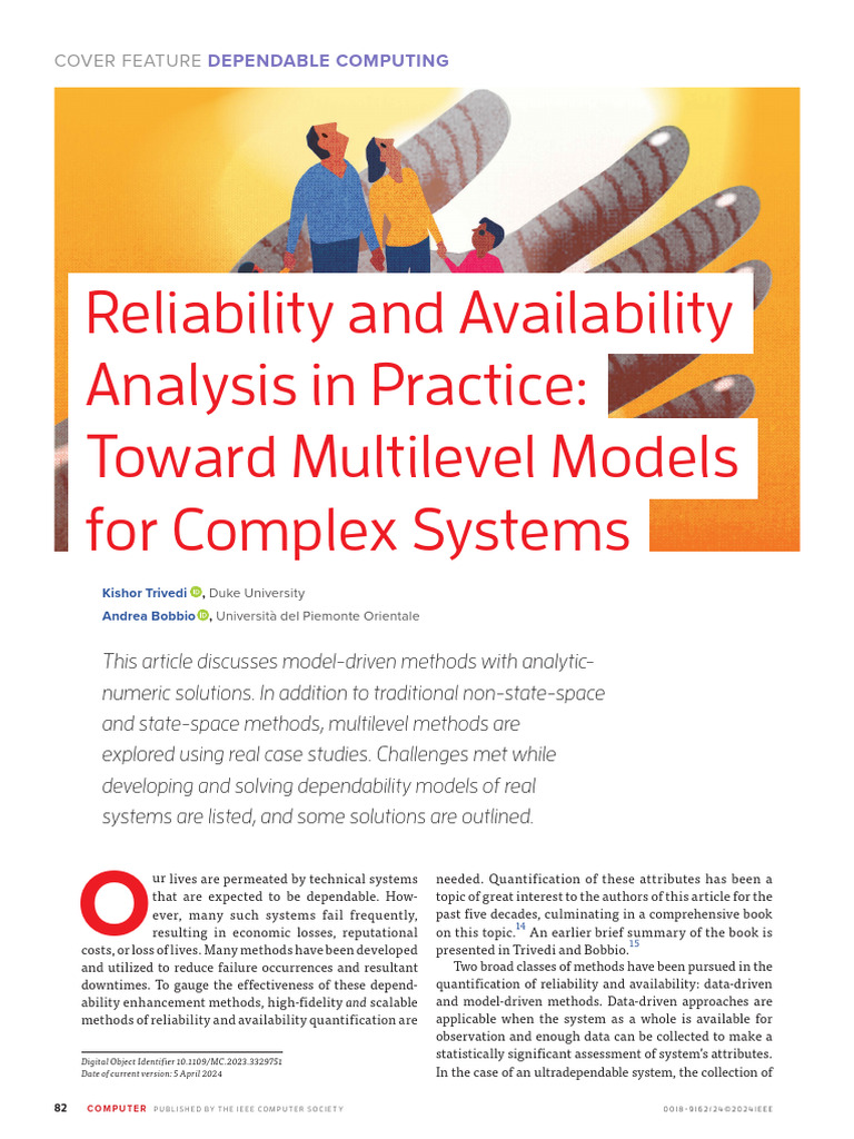 Reliability and Availability Analysis - Toward Muliplevel Models For Complex Systems ...